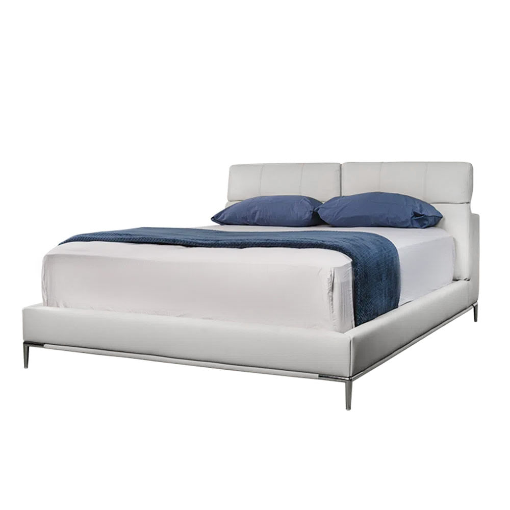 Cama Erin|Queen 2½ Plazas Blanco - Tempo Desing - Tempo Design