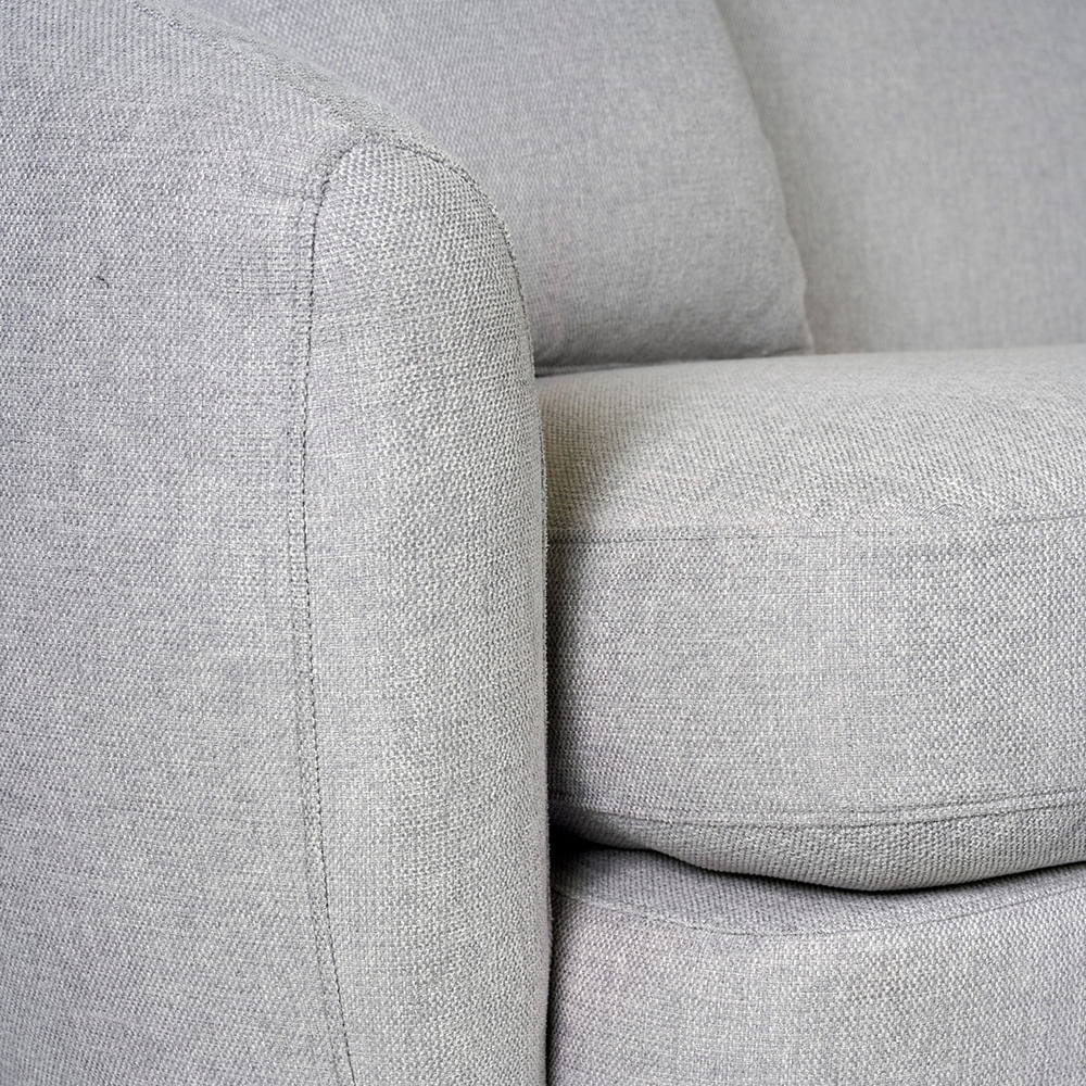 Sofá 3P Finn | Gris Claro - Tempo Desing - Tempo Design