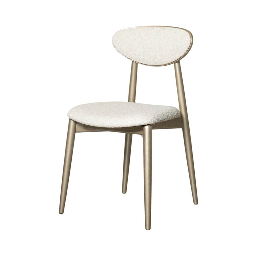Silla de Comedor Agata | Beige Champagne - Tempo Design - Tempo Design